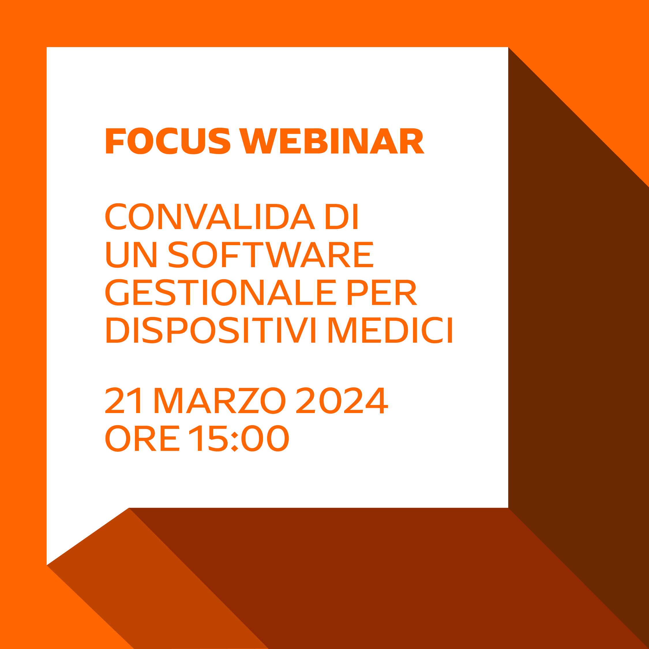 Convalida di un software gestionale per dispositivi medici - Clariscience